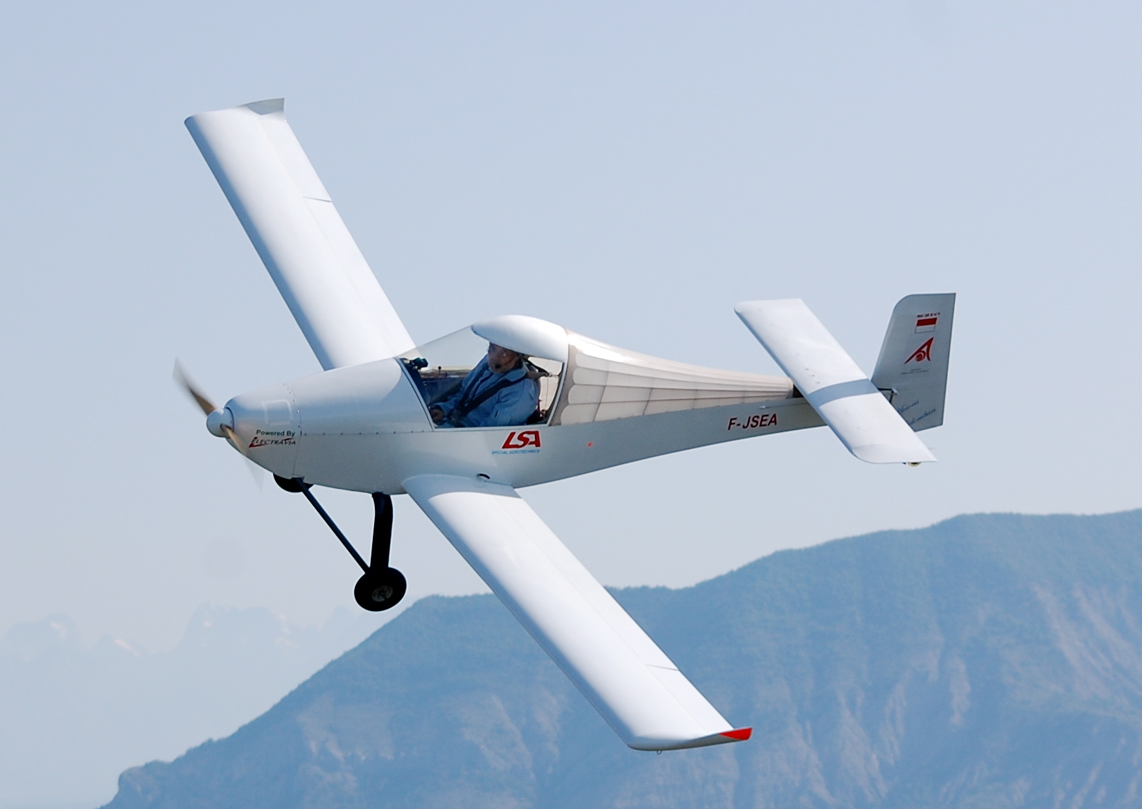 Petit avion à moteur - «Les Alpes en Provence»