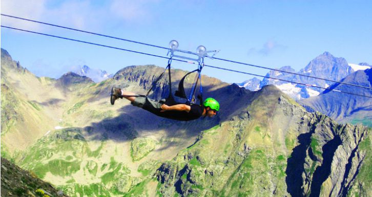 La plus Longue Tyrolienne d'Europe - «Les Alpes en Provence»